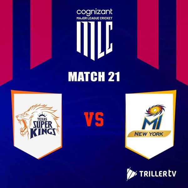 Cognizant Major League Cricket 2025: Texas Super Kings vs MI New York ...