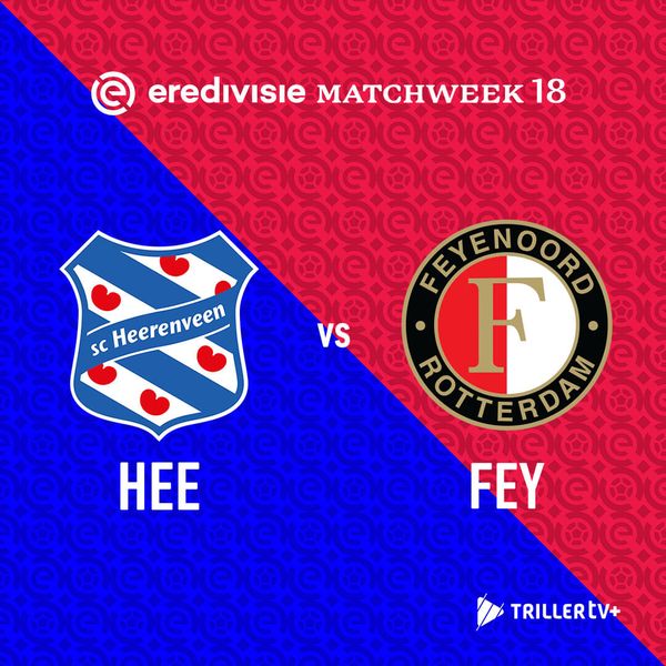 Eredivisie 2025/26: sc Heerenveen vs Feyenoord - Official Live Stream ...
