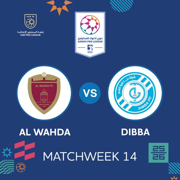 UAE Pro League 2025/26: Al Wahda vs Dibba - Official Replay - TrillerTV