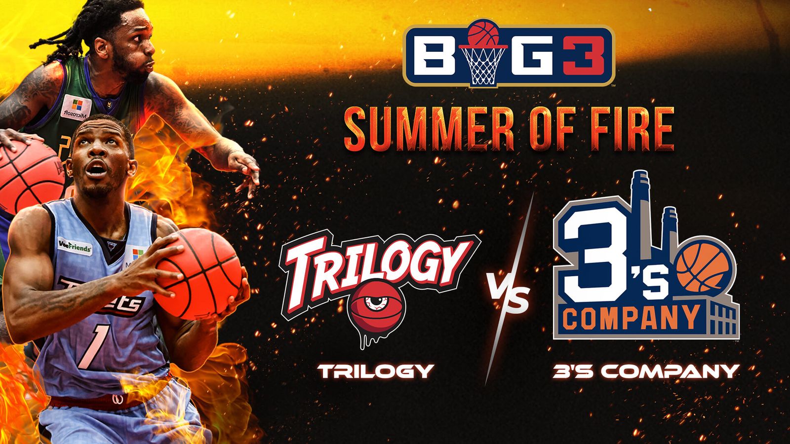 BIG3 Week 6: Trilogy vs 3's Company - Official Replay - TrillerTV