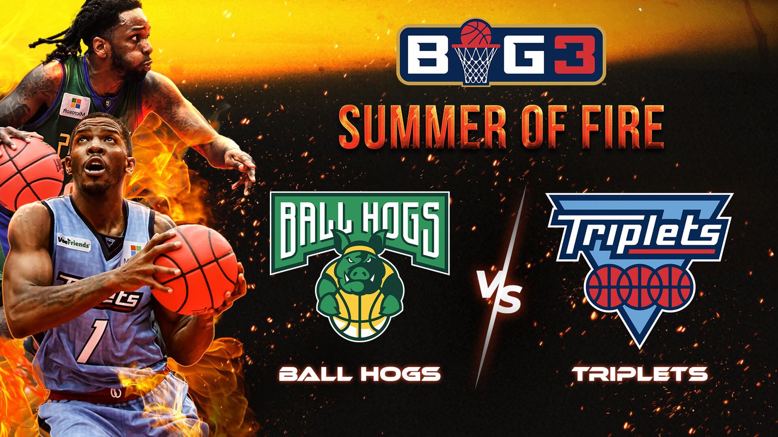 BIG3 Week 7: Ball Hogs vs Triplets - Official Replay - TrillerTV
