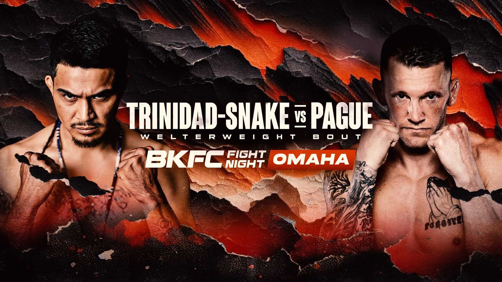 BKFC Fight Night Omaha: Carlos Trinidad-Snake vs Dustin Pague ...