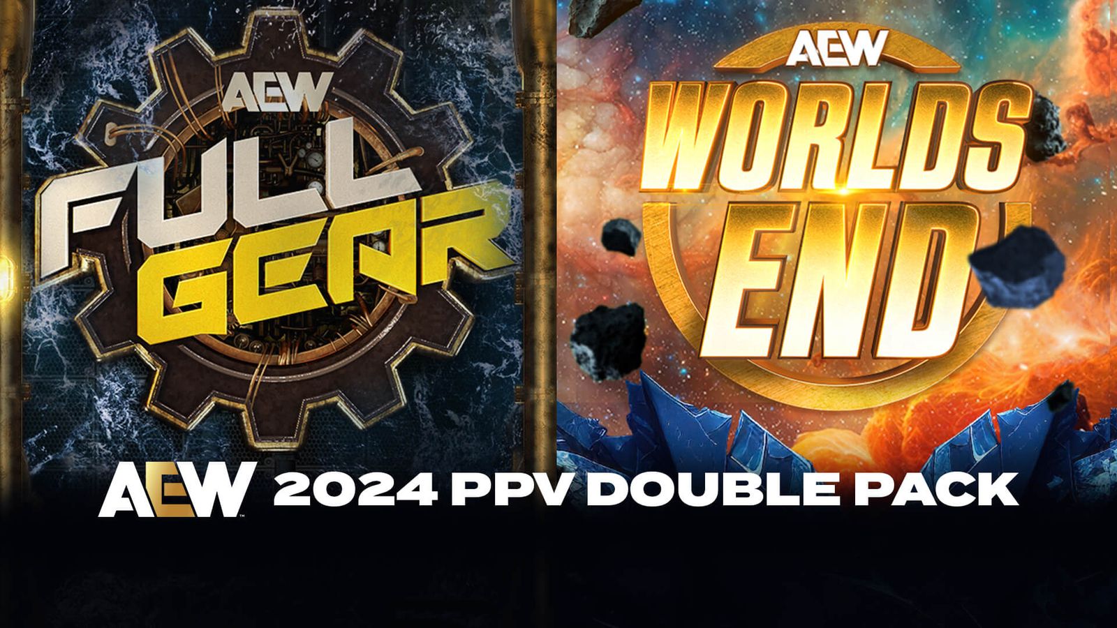 AEW 2024 PPV: Pack #3 (Full Gear & Worlds End) - Official PPV Replay - TrillerTV