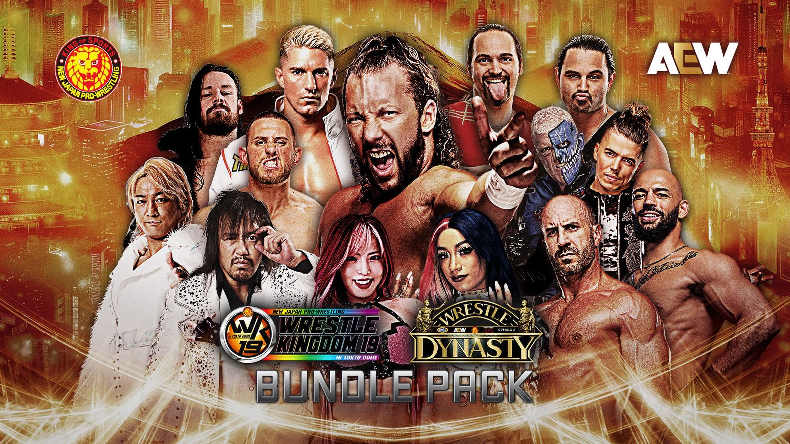 Wrestle Kingdom 19 & Wrestle Dynasty Bundle Pack - PPV Replay - TrillerTV