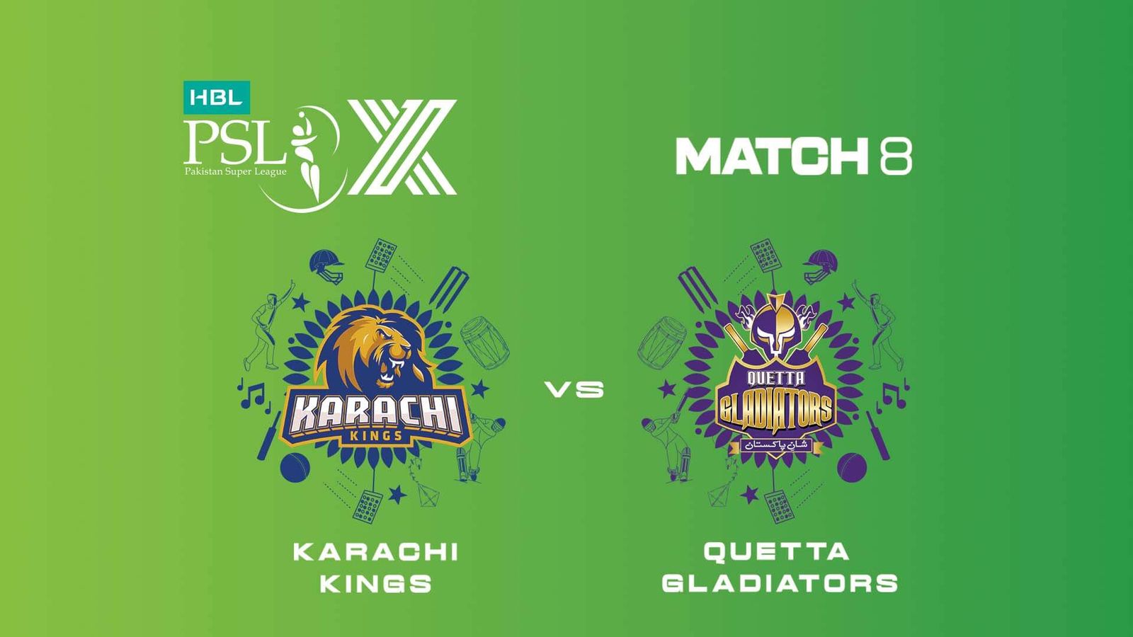 HBL Pakistan Super League 2025: Karachi Kings vs Quetta Gladiators - Free Replay - TrillerTV