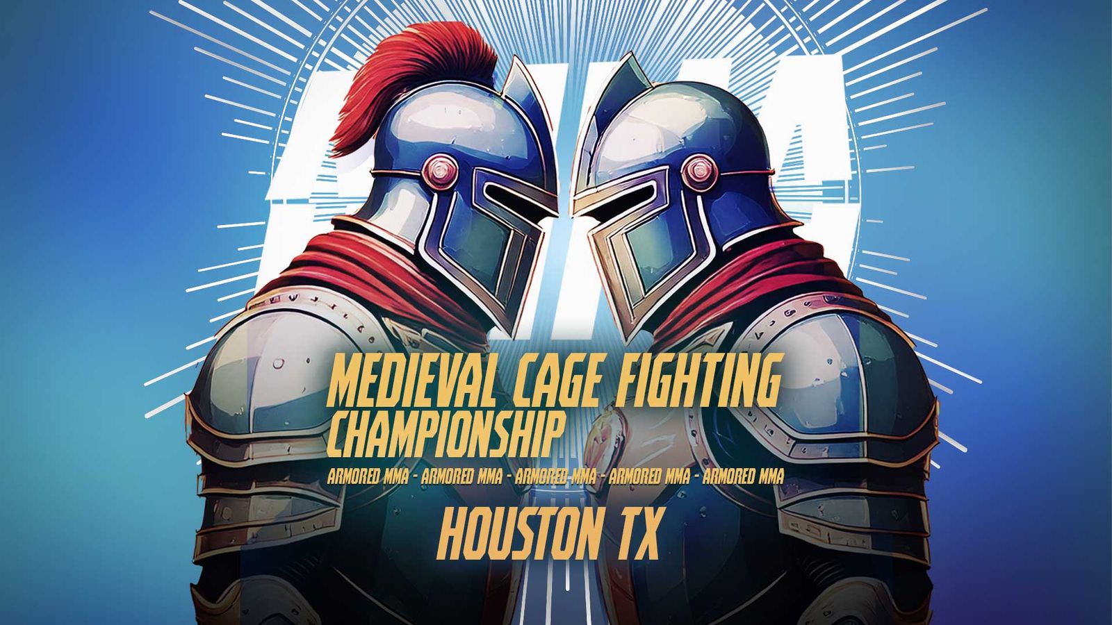 Armored MMA 2025: Medieval Cage Fighting Championship, Houston TX ...