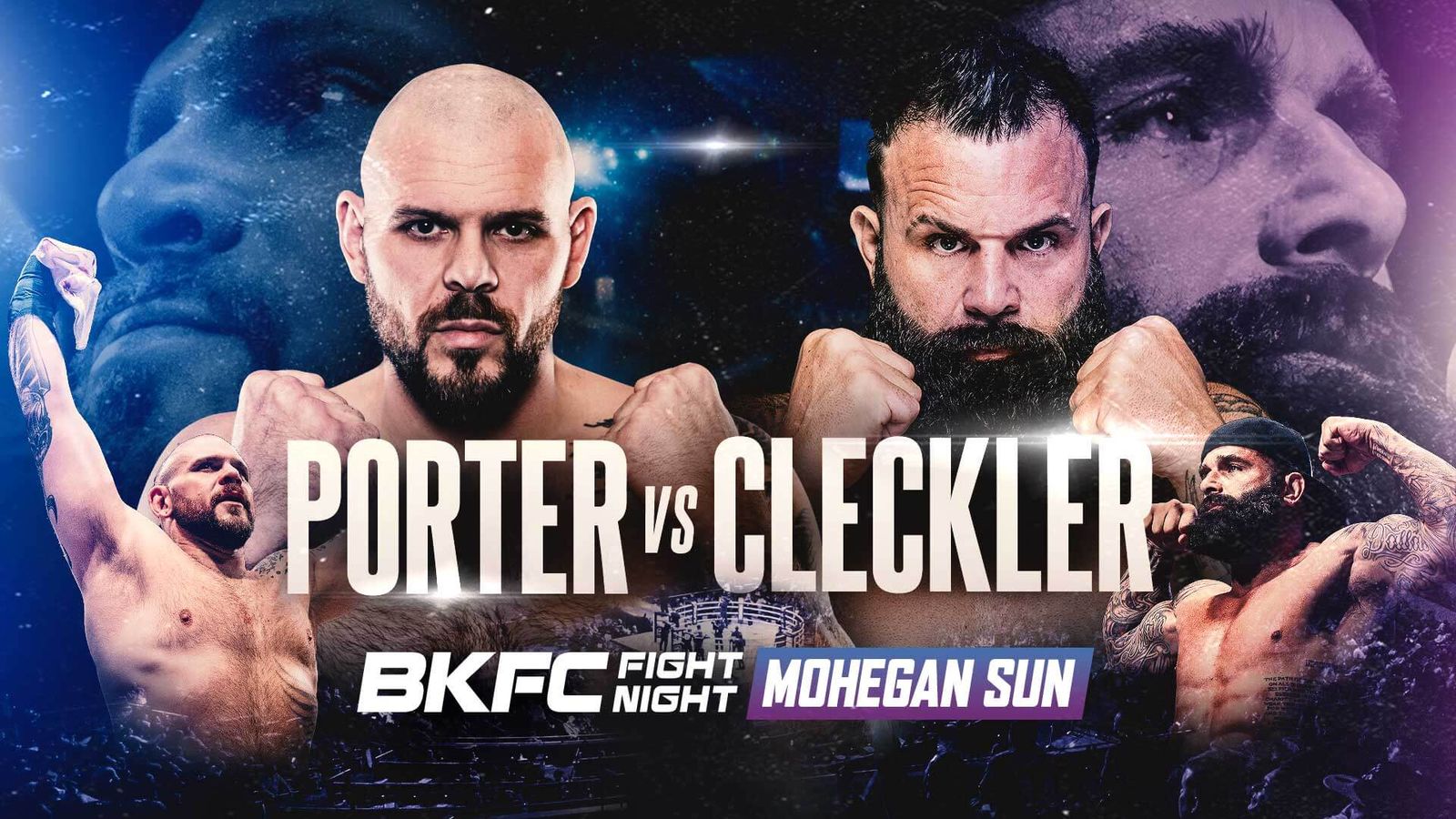 BKFC Fight Night Mohegan Sun 2025: Parker Porter vs Dillon Cleckler ...