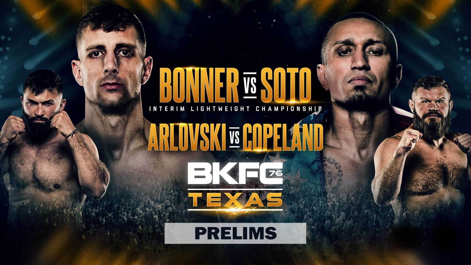 BKFC 76 Texas: Prelims - Official Free Replay - TrillerTV